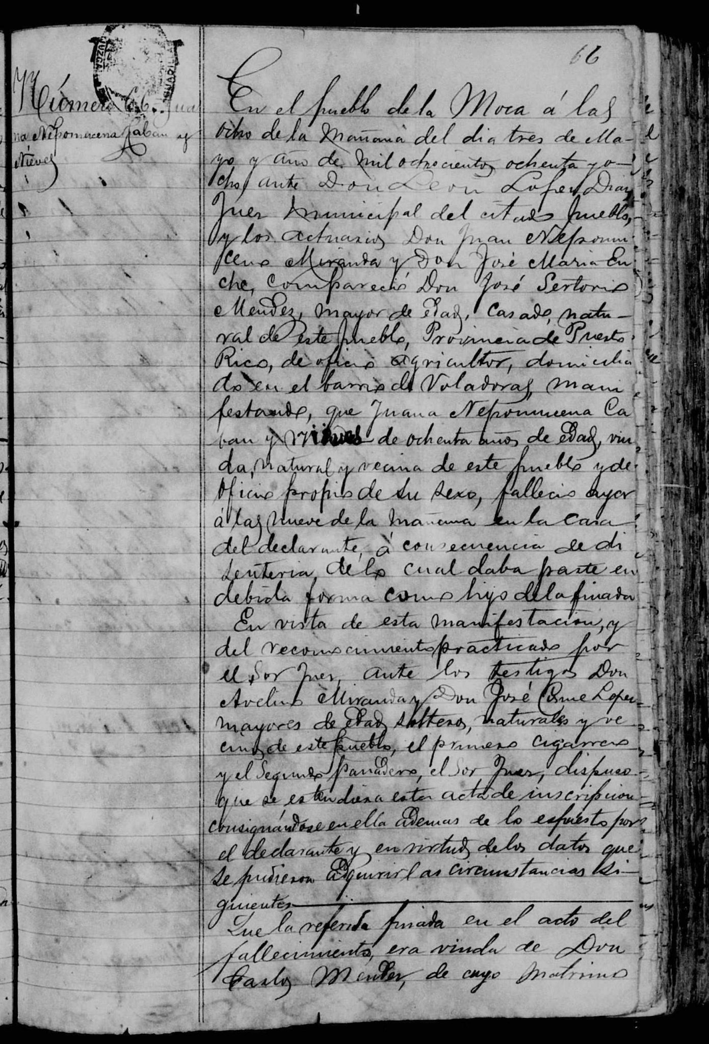 Who's Your Mamá? Documents and discrepancies from early 19th century ...